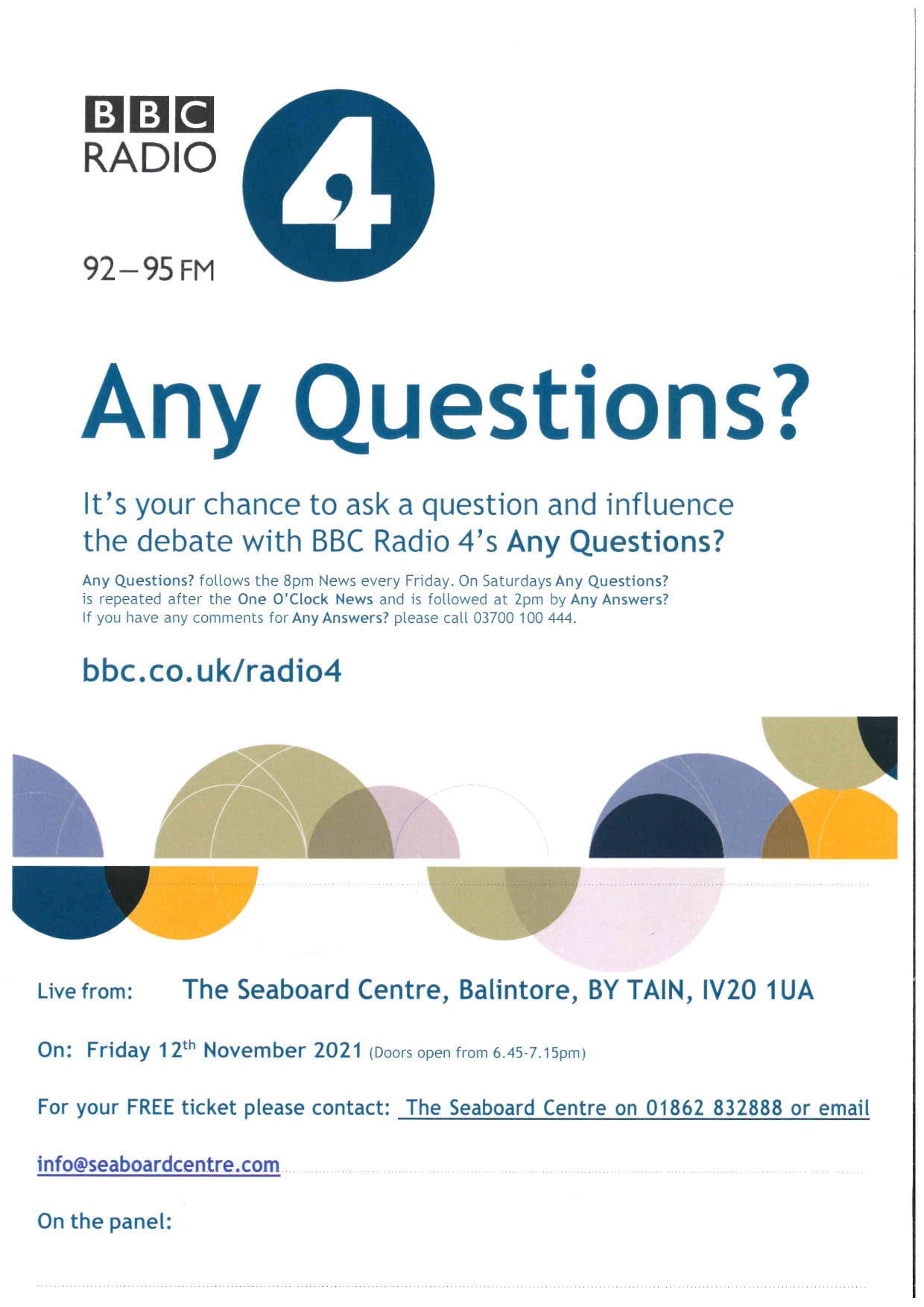 BBC Radio "Any Questions?"